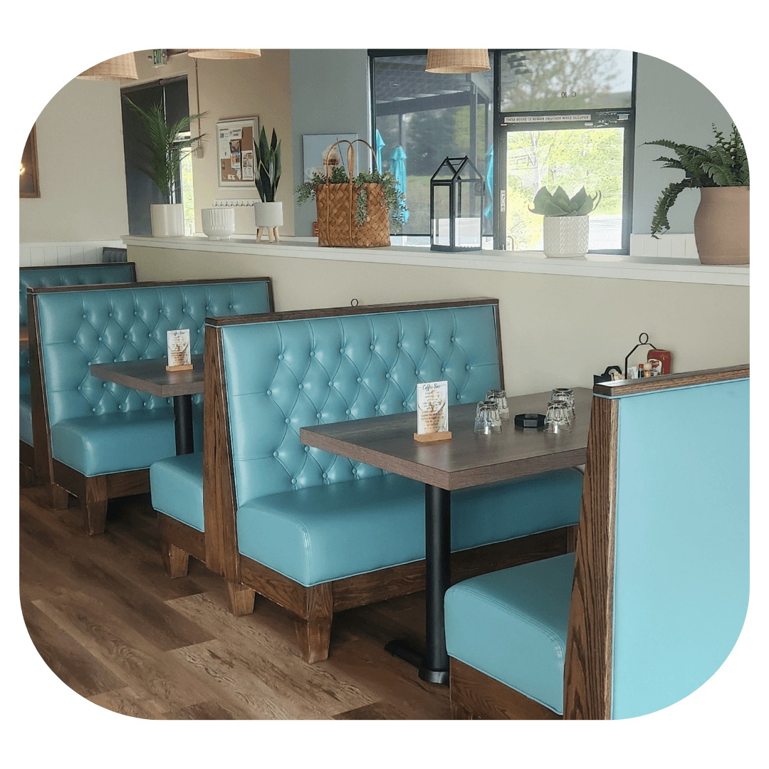 Restaurant booths and tables wholesale store